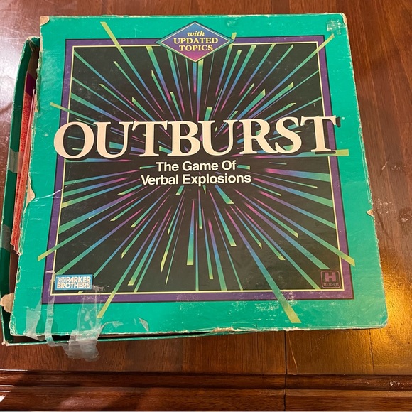 Parker Brothers | Games | Vintage Outburst Game | Poshmark